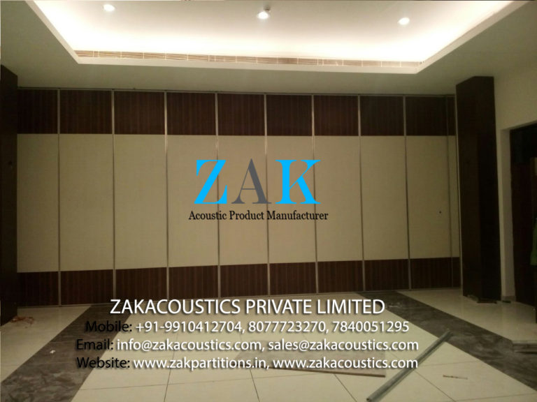 Acoustic Movable Wall Delhi | ZAK Acoustics Pvt Ltd